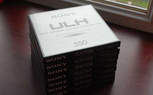 Катушки, плёнка для магнитофона Sony ULH-550 18см