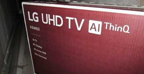 Smart Телевизор 4k lg 43uk6300