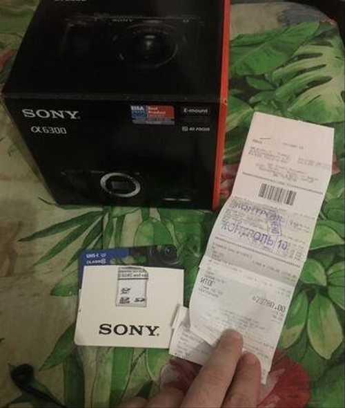 Фотоаппарат Sony a6300 kit (16-50) + 50мм 1.8