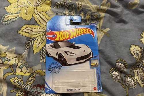 Hot wheels коробка от corvette c7 206