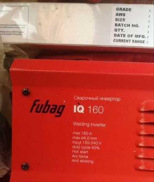 Сварочный инвертор Fubag IQ 160