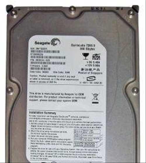 Жесткий диск Seagate на 320гб (320GB) ST3320620AS