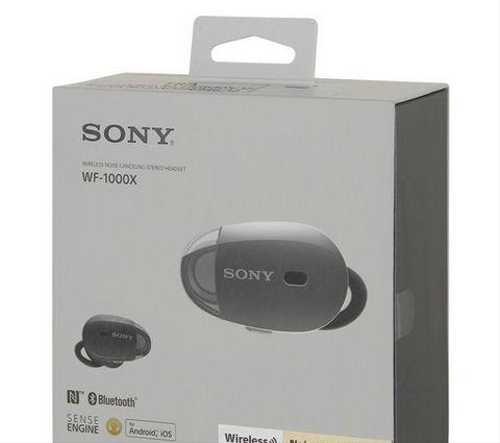 Беспроводные наушники Sony WF-1000X. новые