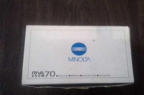 Пленочный фотоаппарат minolta riva70