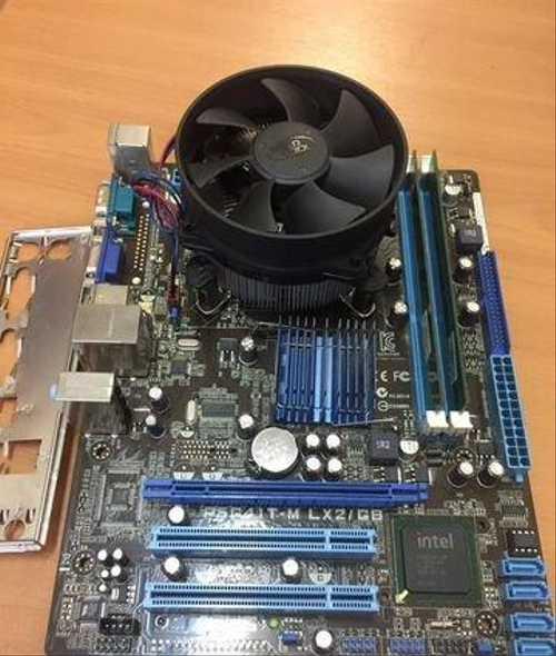 Комплект Intel Q8300/4гб/материнка/кулер