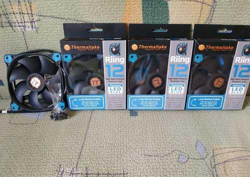 Корпусные вентиляторы Thermaltake Riing 12 Blue x4