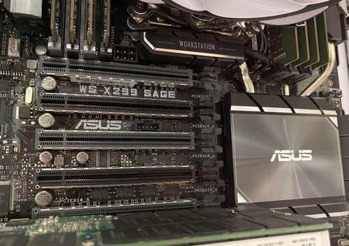 Asus X299 Sage + Intel Core i7 9800X +128GB DDR4
