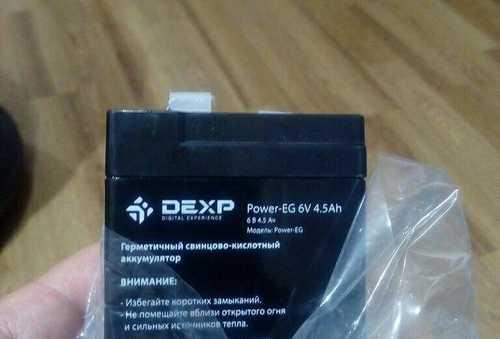 Аккумулятор 6В 4,5 Ач dexp Power-EG 6V 4.5Ah