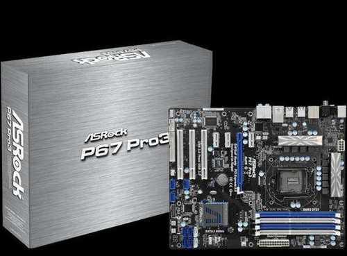 Комплект пк. ASRock p67 pro3, i5-2500k, 8gb ddr3