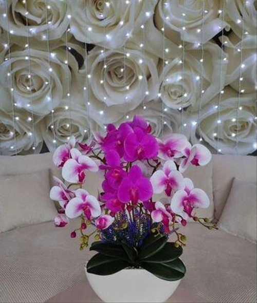 Орхидея фаленопсис искусственное растение