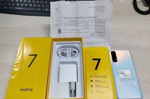 Realme 7 8/128GB Blue Ростест на гарантии (идеал)