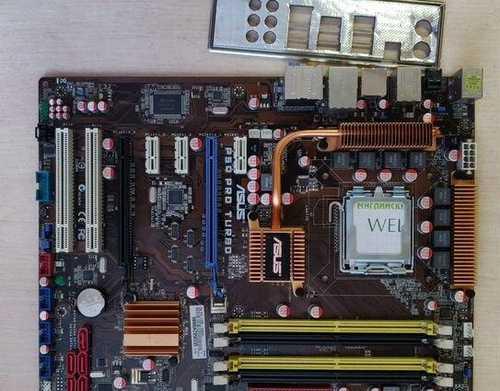 Мат. плата asus P5Q Pro Turbo(LGA 755, ATX, DDR2)