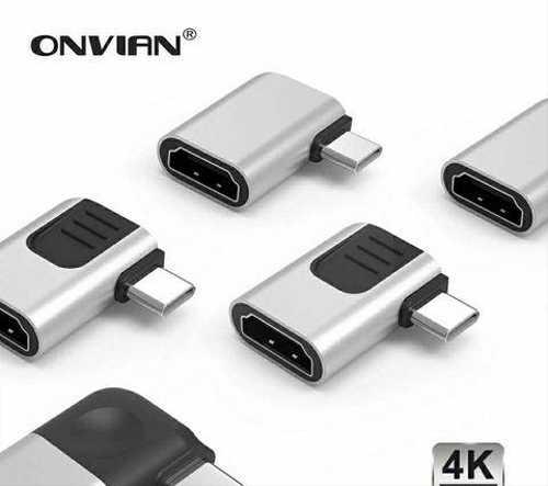 Кабель-Переходник USB C на hdmi адаптер, 4K, 2K ка