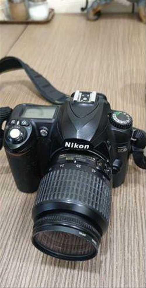 Зеркальный фотоаппарат nikon d50