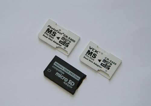Адаптер переходник с MicroSD на Memory Stick