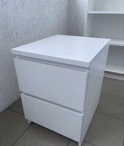 Комод с 2 ящиками Malm IKEA