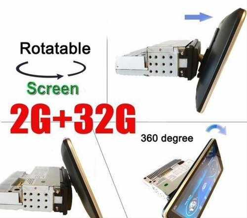Магнитола 2 din10 дюймов 2*32гб DSP 4G