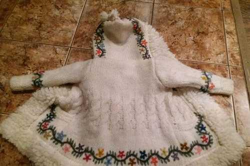Кардиган из овечьей шерсти (черногорье)