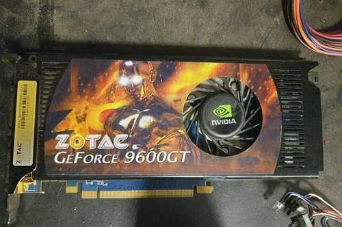 Видеокарта zotac GeForce 9600 GT 1 Гб gddr3