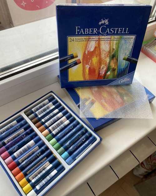 Маслинная пастель Faber-Castell 24 цвета