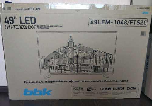 Телевизор bbk 49 lem-1048/fts2c