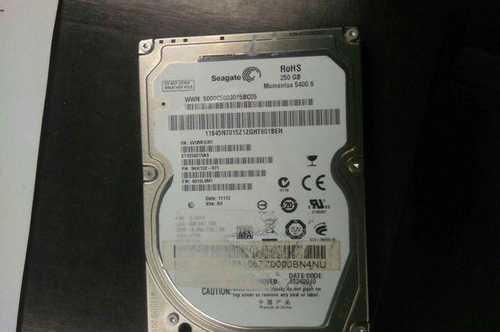 HDD Seagate ST9250315AS 250 GB 2.5" для ноутбука