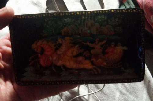 Шкатулка палех