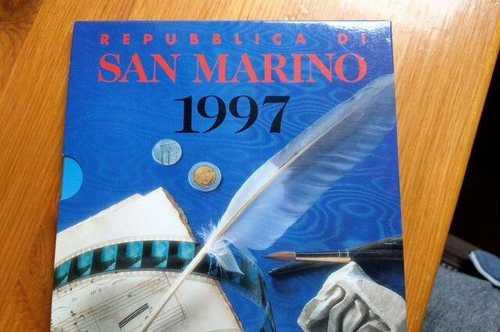 Наборы Сан-Марино с серебром 1997 1987 1990