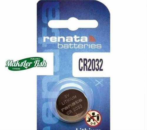 Батарейка Renata CR2032 BL1 Lithium 3V
