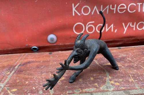 Черт,чертик большой каслинское литье СССР