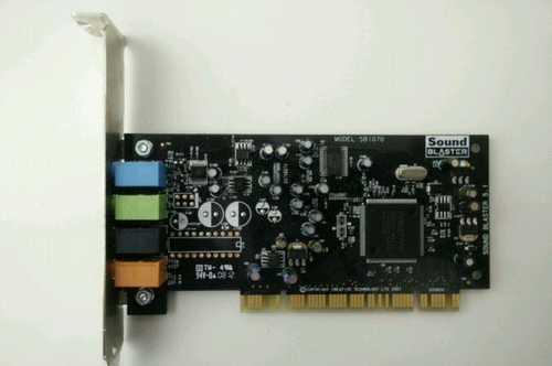 Звуковая карта sound blaster sb1070