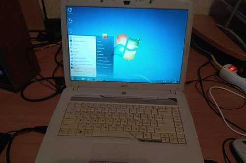 Ноутбук Acer Aspire 5720 в рабочем состоянии