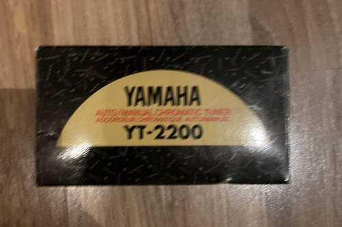 Yamaha yt-2200 auto/manual chromatic tuner