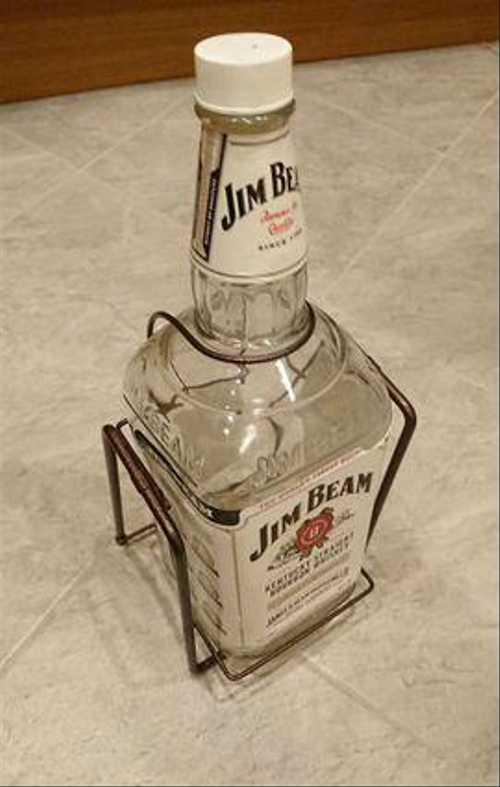 Бутылка-качели из-под виски Jim Beam