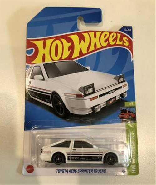 Hot Wheels Toyota AE 86 sprinter trueno
