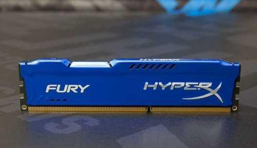 Оперативная память DDR3 4GB HyperX Fury Blue