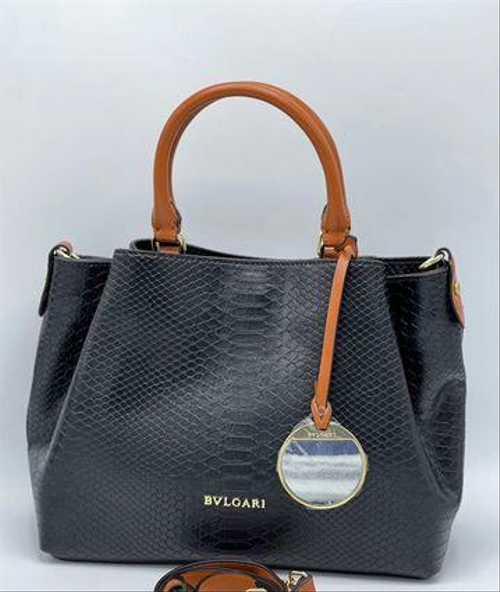 Сумка женская Bvlgari кожаная