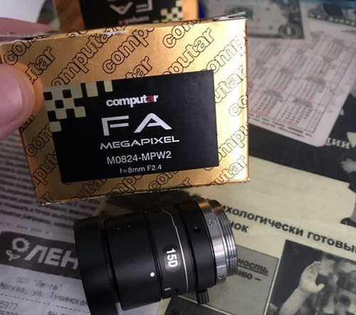 Объектив Computar M0824-MPW2 8mm | Festima.Ru – частные объявления