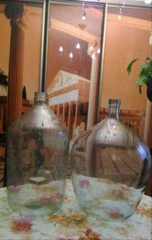 Бутыли стеклянные 22, 30 литров СССР