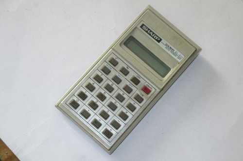 Ретро Калькулятор sharp Elsi Mate EL-211 (Japan)