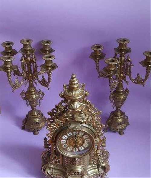 Часы с канделябрами (барокко)