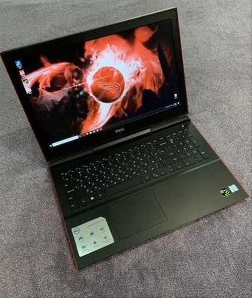 Игровой ноутбук dell i5-7300, GTX 1050 4gb, 8озу