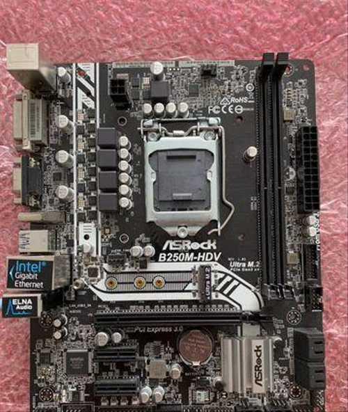 Материнская плата Asrock b250m