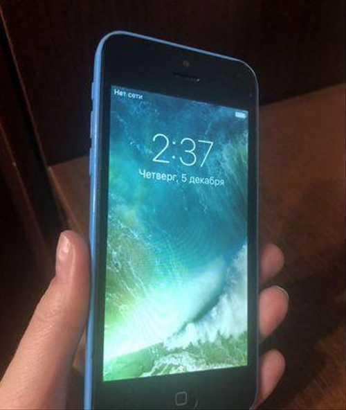 iPhone 5c синий