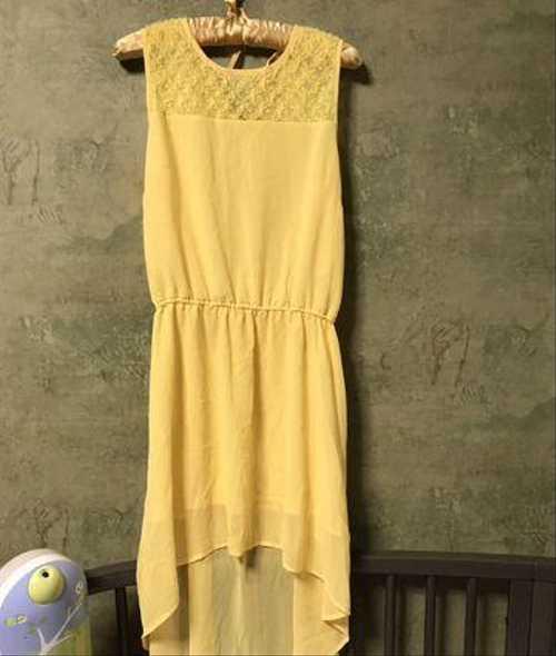 Платье жёлтое s/m la coquette