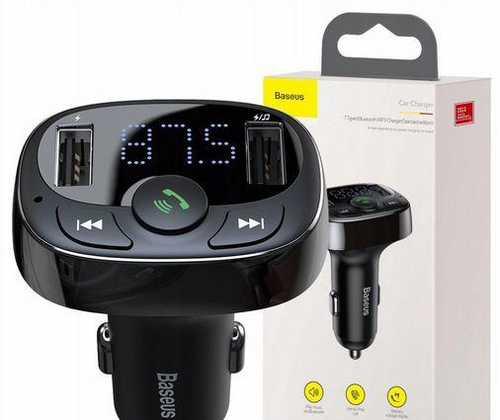 FM трансмиттер Baseus T-Typed Bluetooth MP3 Charge