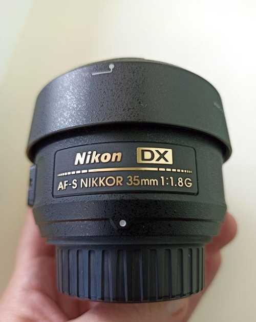 Объектив Nikon 35mm f/1.8G AFS DX Nikkor