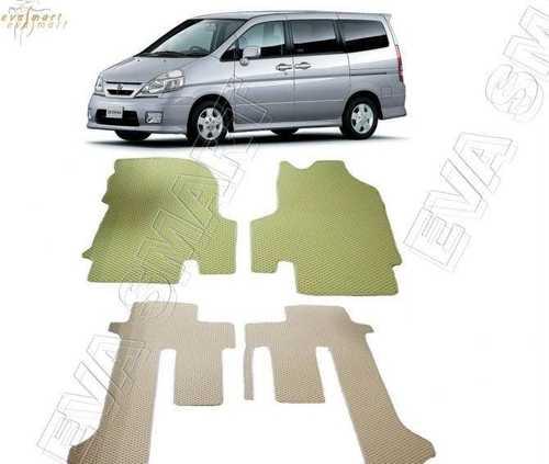 Коврики EVA для Nissan Serena II правый руль