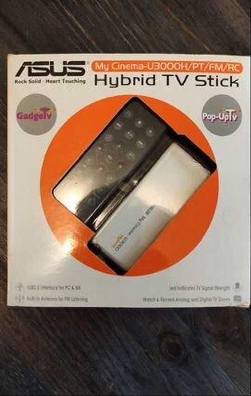 Тв приставка для ноутбука Asus Hybrid TV Stick