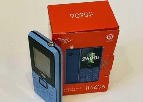 Телефон Itel it5606 blue 2500 мАч